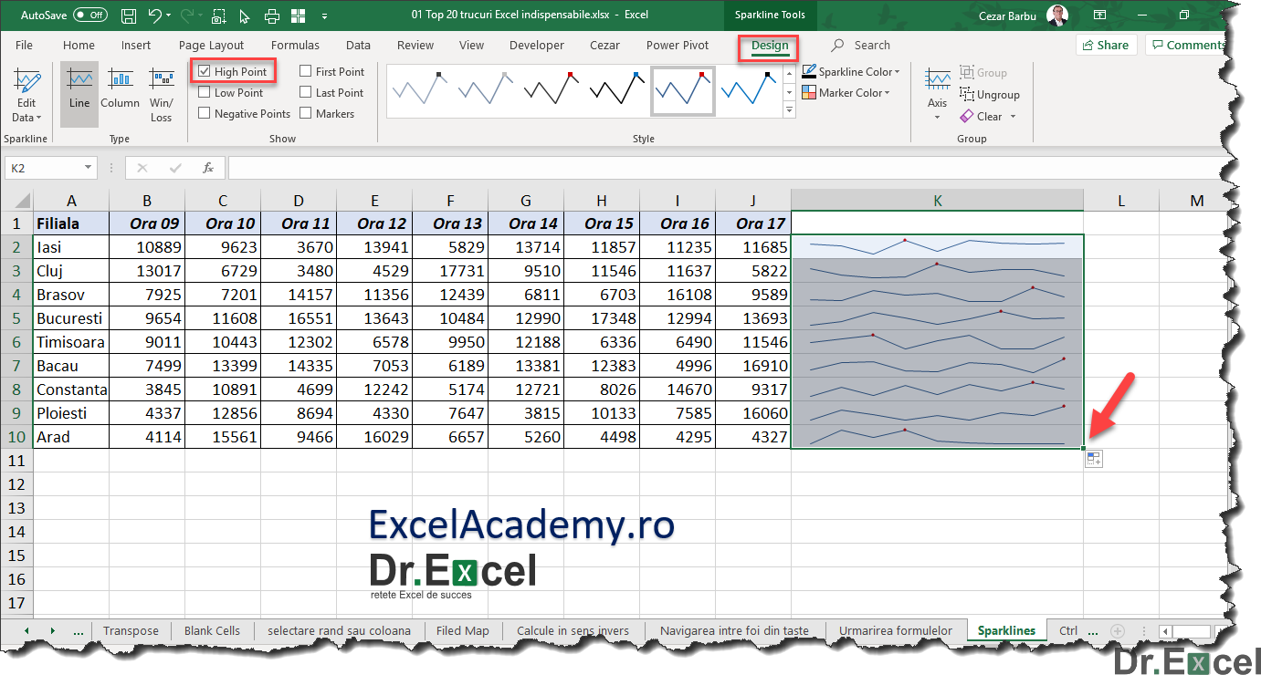 Top 20 tips and tricks Excel (cu video) - Dr.Excel - Servicii ...