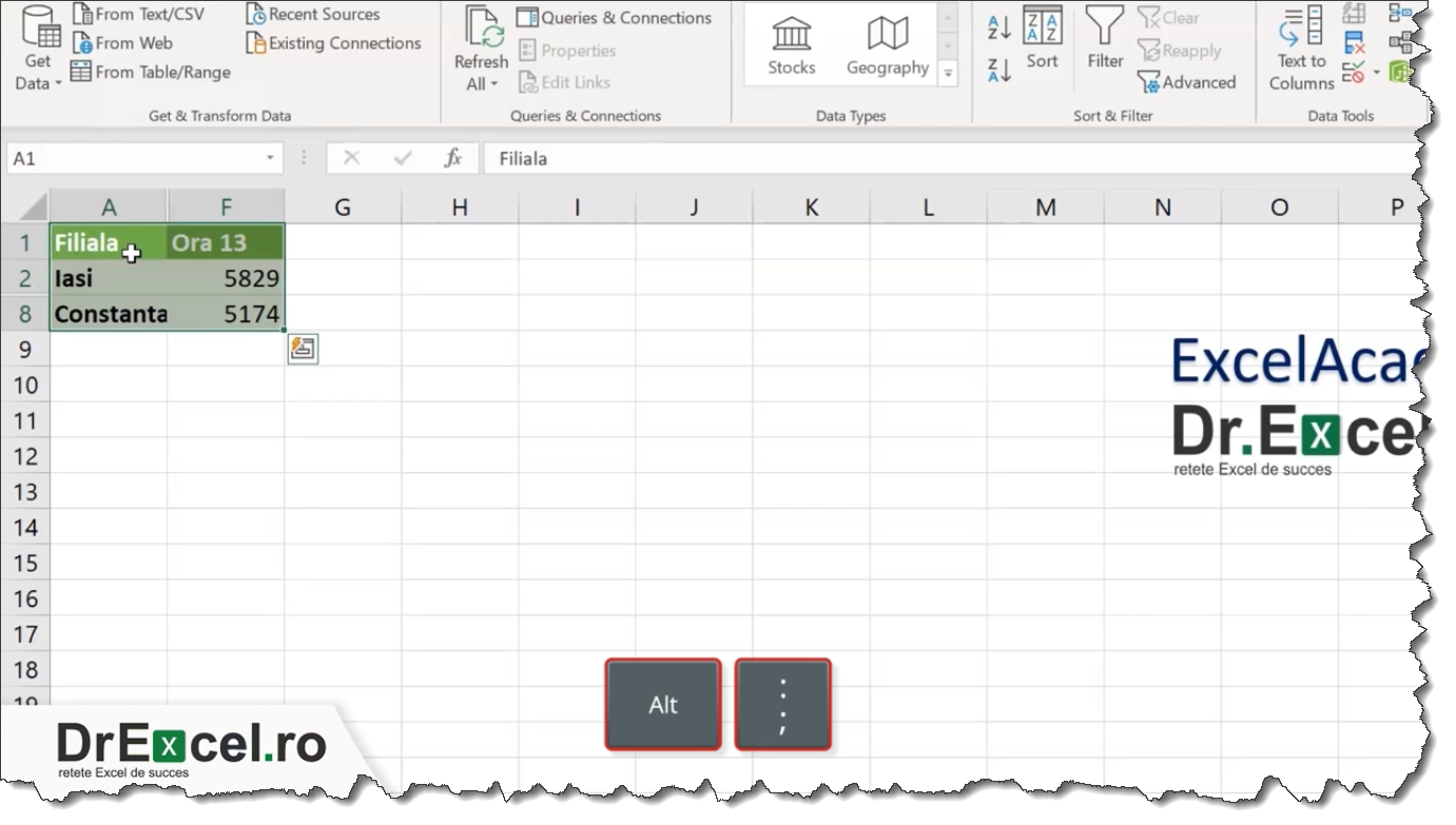 TOP 30 scurtături și combinații din taste Excel (cu video) - Dr.Excel ...