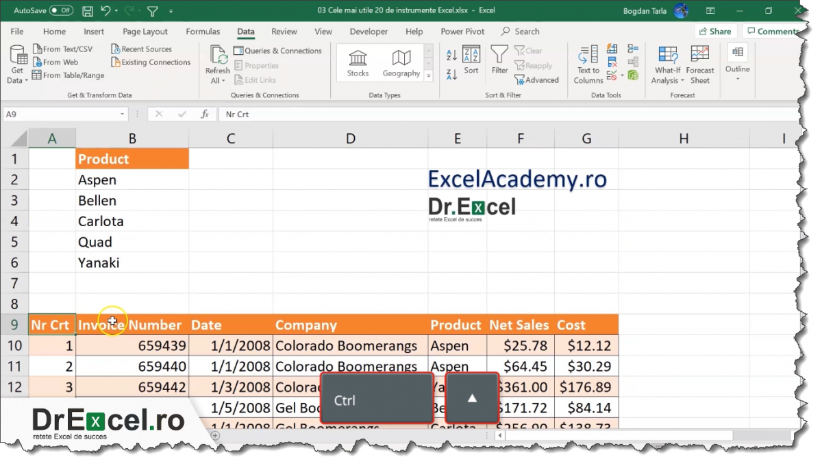 Cele mai utile tehnici Excel pentru avansați (cu video) - Dr.Excel ...