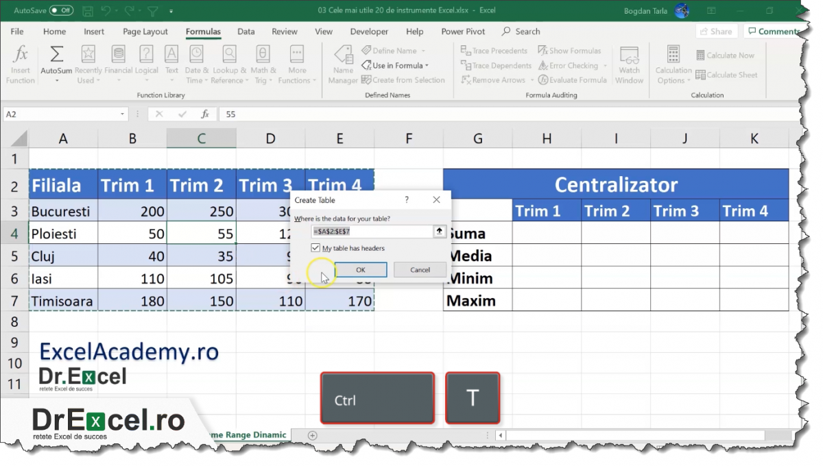 Cele mai utile tehnici Excel pentru avansați (cu video) - Dr.Excel ...