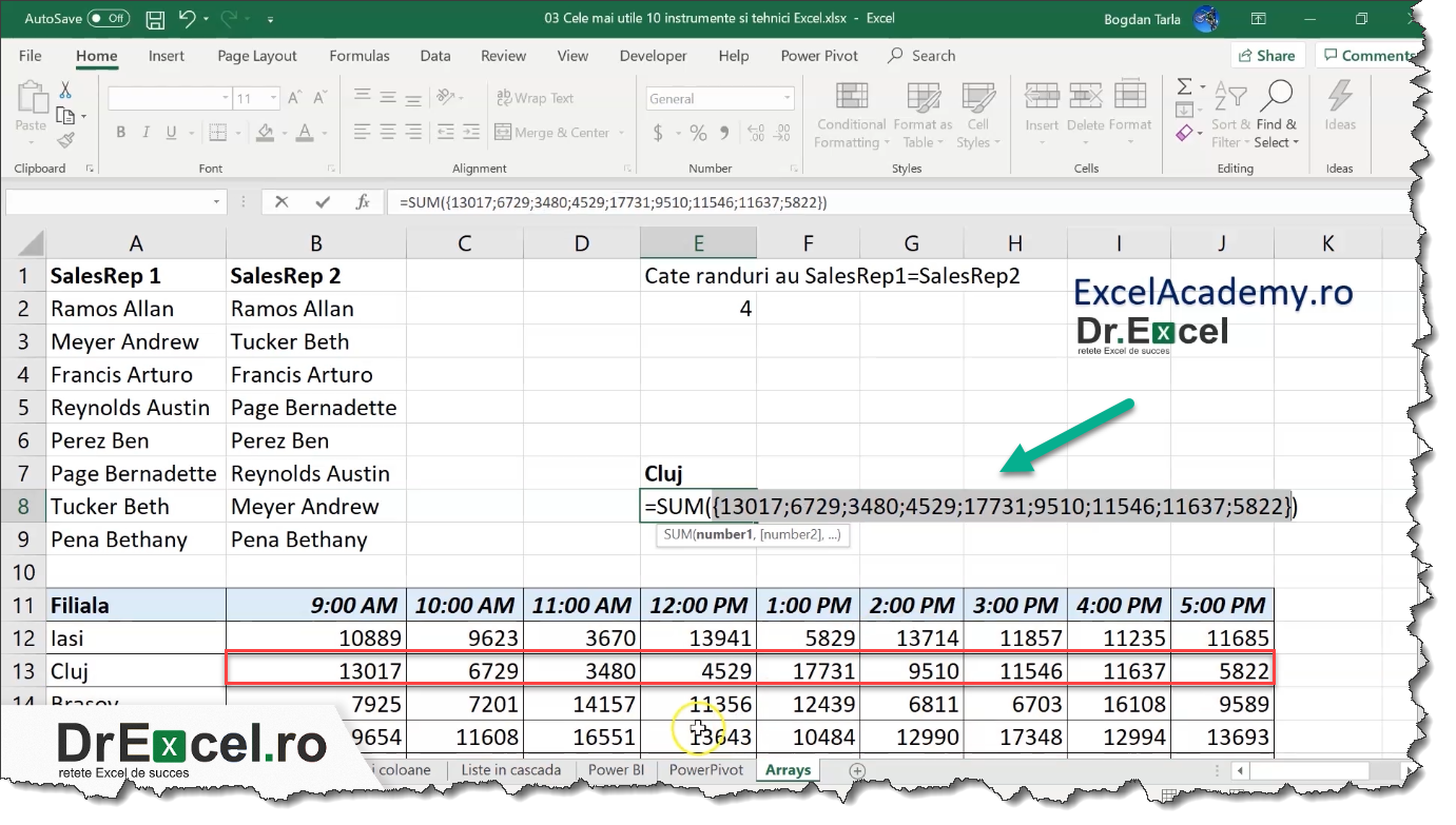 Cele mai utile tehnici Excel pentru avansați (cu video) - Dr.Excel ...