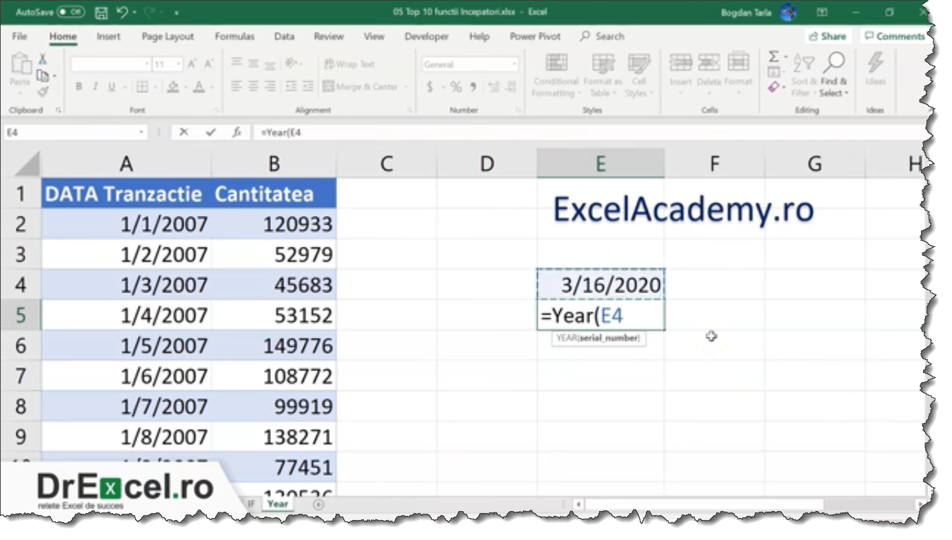 Cele mai utile formule Excel pentru începători (cu video) - Dr.Excel ...
