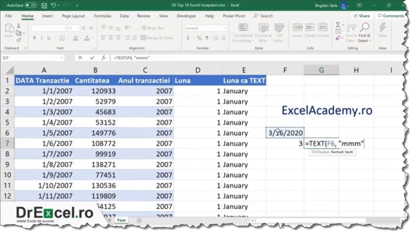 Cele mai utile formule Excel pentru începători (cu video) - Dr.Excel ...