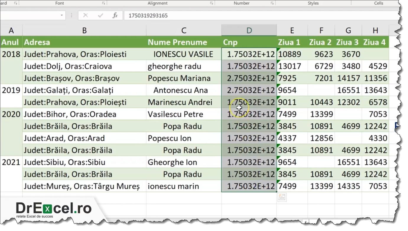 Pregătirea tabelelor Excel în mod profesionist (cu video) - Dr.Excel ...