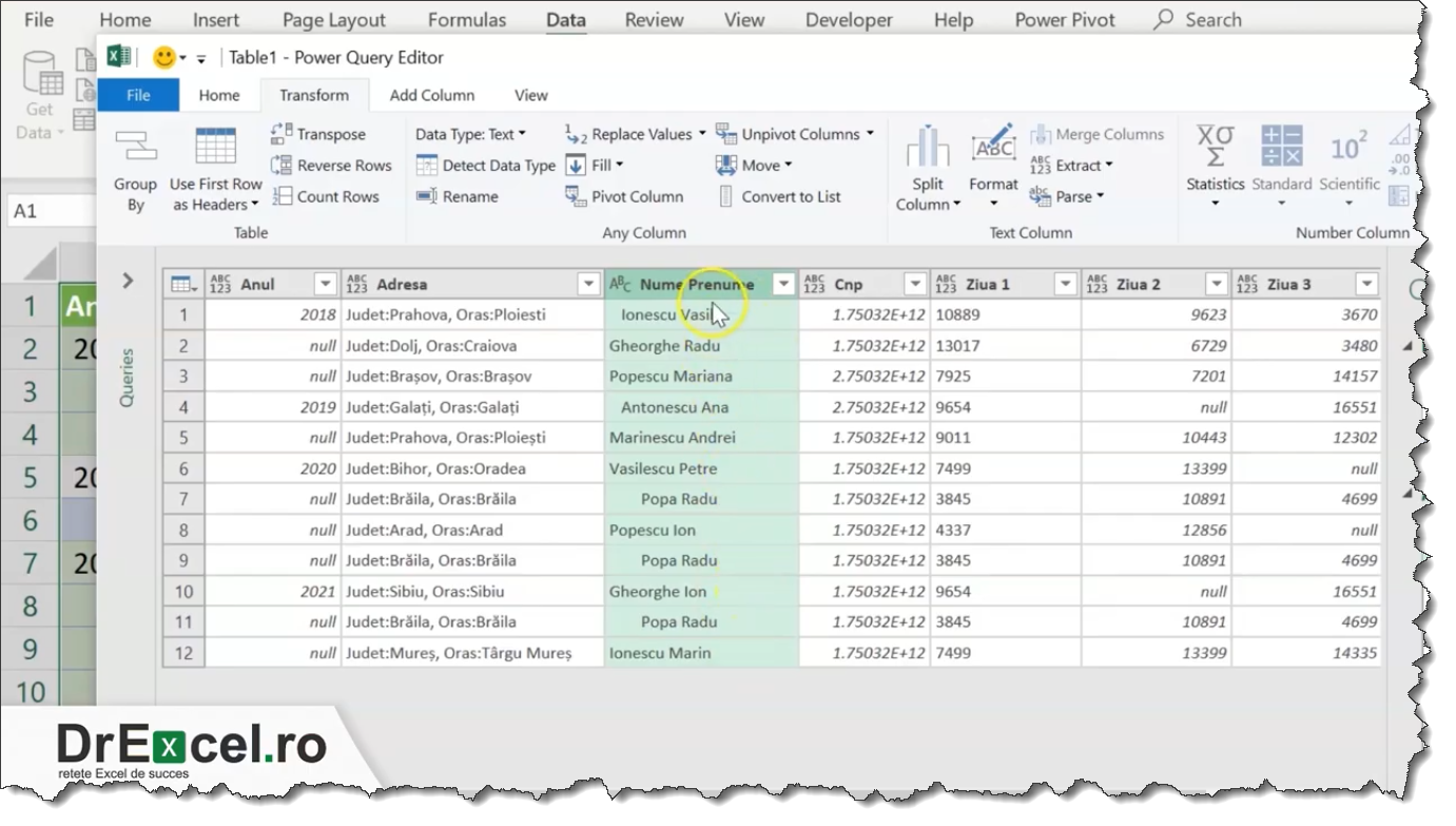 Pregătirea tabelelor Excel în mod profesionist (cu video) - Dr.Excel ...