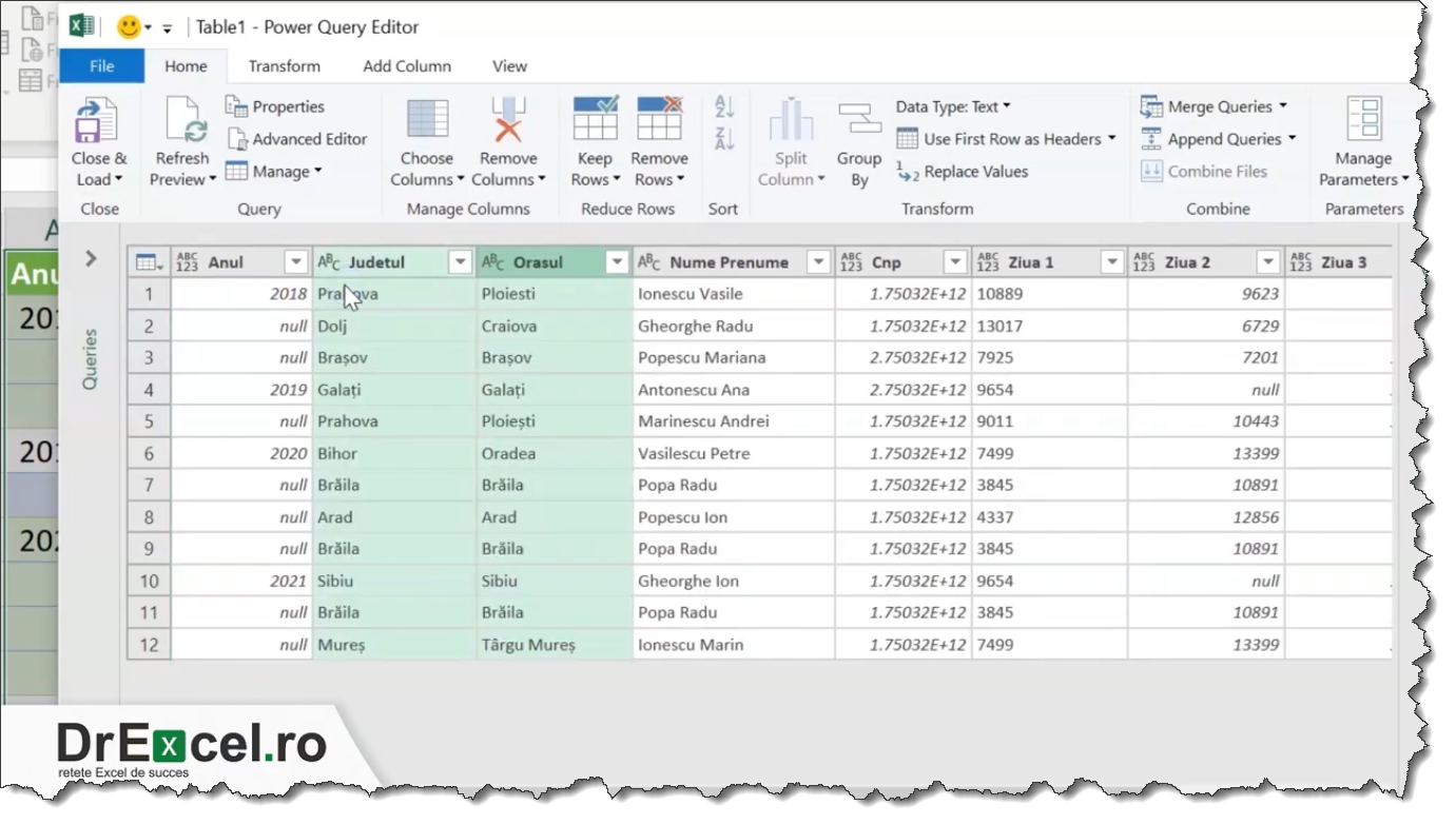 Pregătirea tabelelor Excel în mod profesionist (cu video) - Dr.Excel ...